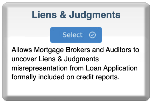 Consumer Requestor - Liens & Judgments